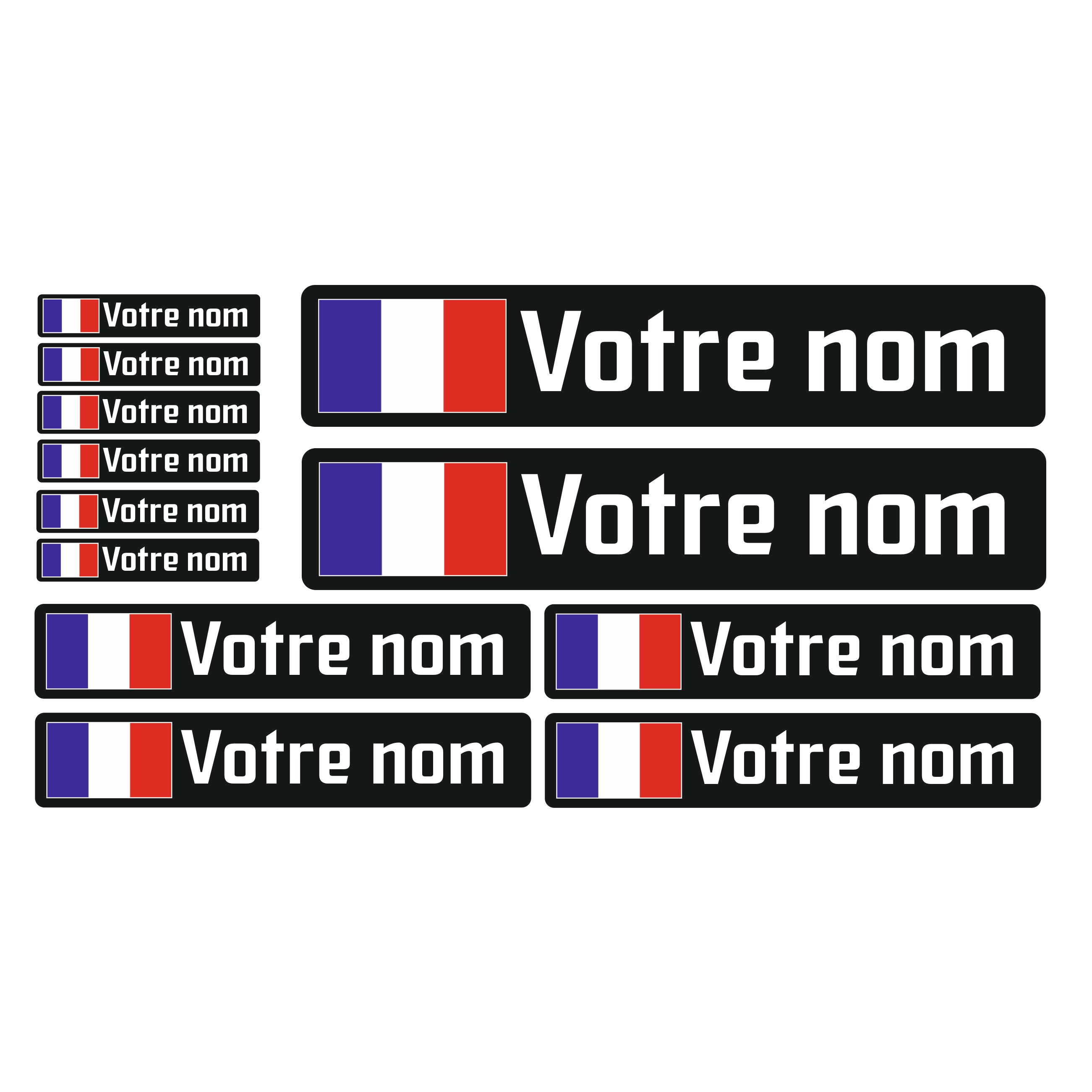 Sticker autocollant vélo personnalisé français | StickerGreen