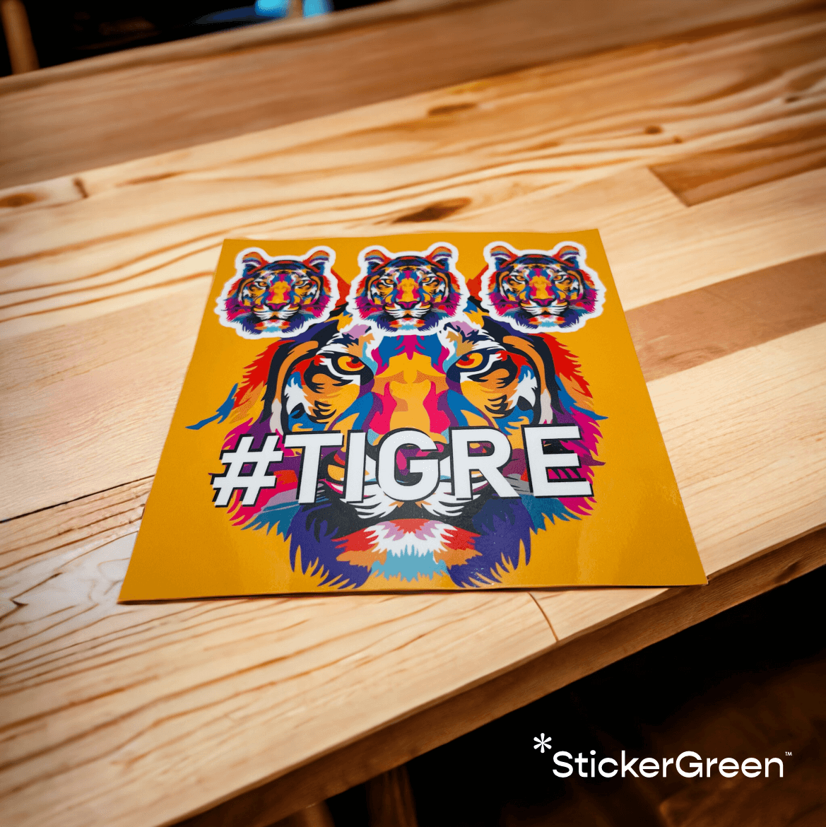 Planche de stickers personnalisés, fabriquée en France | StickerGreen
