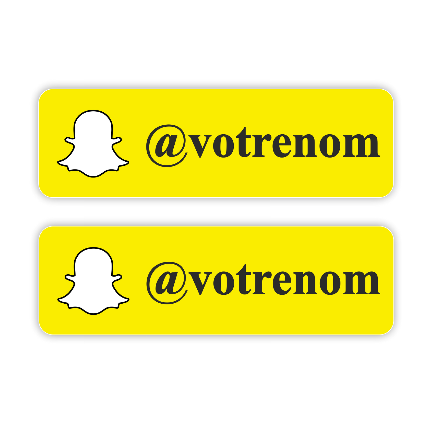 Snapchat personnalisé sticker sutocollant par StickerGreen